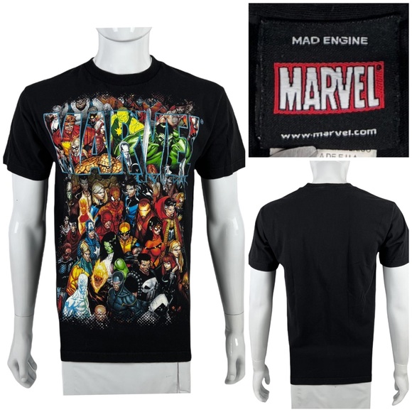 MAD Engine | Shirts | Marvel Mens Medium Shirt Comics Mad Engine All ...